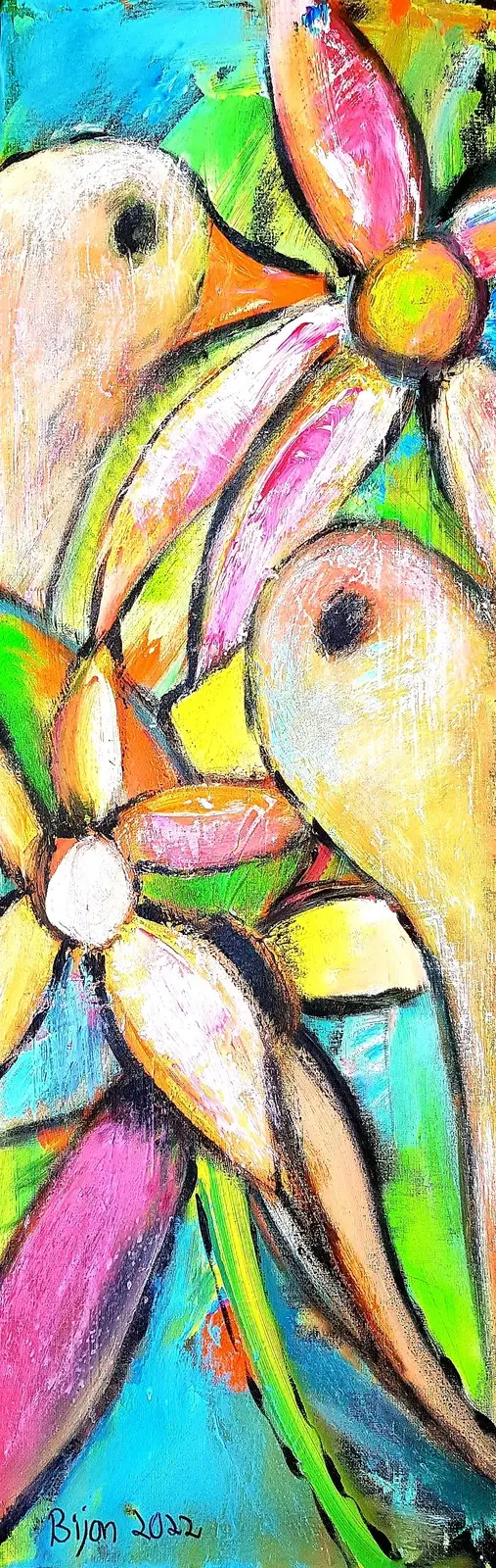 Utan titel-10 av Birgitta Jonsson Bijon Art