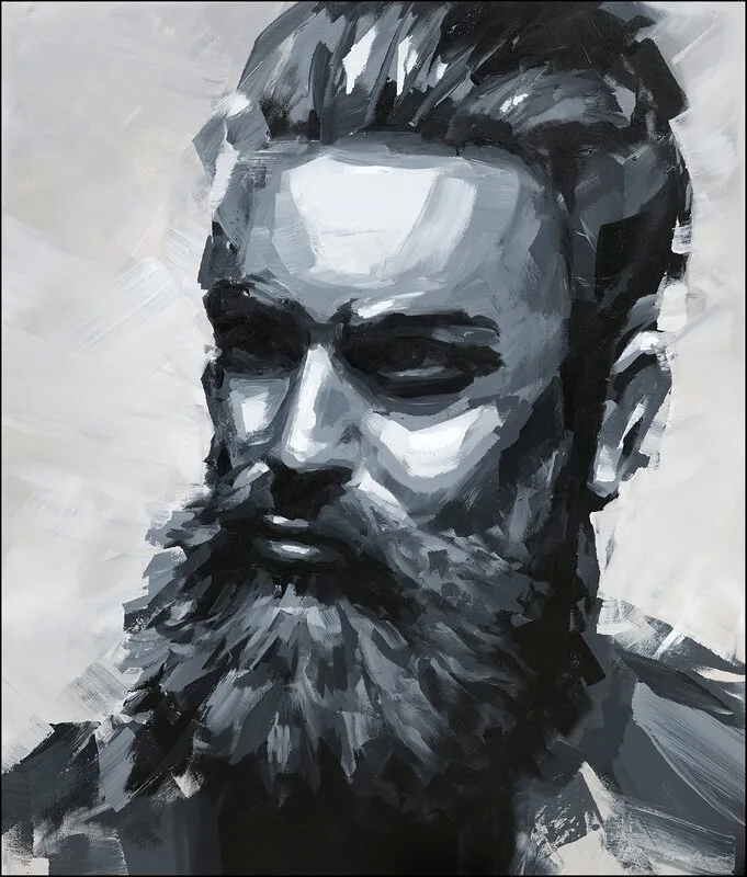 Abstract portrait no.s2028 av Tomas Hammar