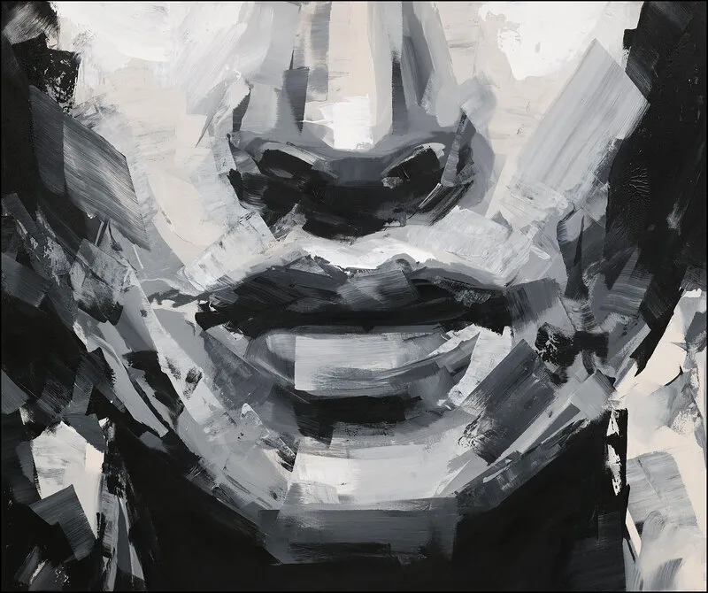 Abstract portrait no.d2035 av Tomas Hammar